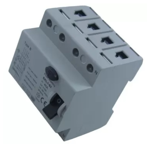 Quality Electromagnetic IP20 Type B Rcd Breaker For EV Charger 4P 415V for sale