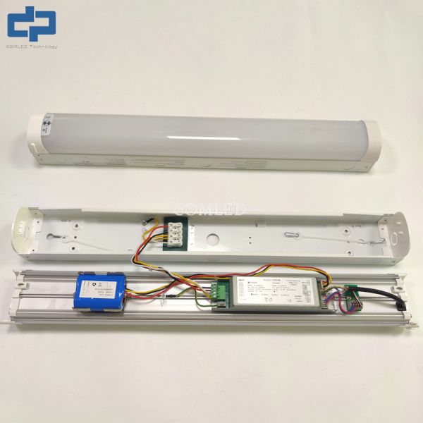 Quality 600mm Emergency IP4x Led Wrap Light Milky White Color Temperature 3000K for sale