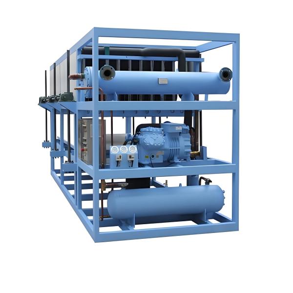 Quality 0.25KW Reductor Flake Ice Machine Industrial With 150kg Bin / Danfoss Refrigerat for sale