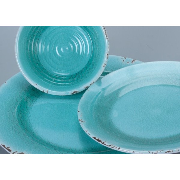 Quality Lightweight Melamine 12pc Dinner Set For Camping for sale