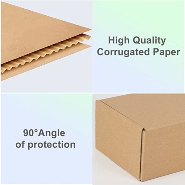 Quality FSC C1S Grey Corrugated Cardboard Gift Boxes No Printing for sale