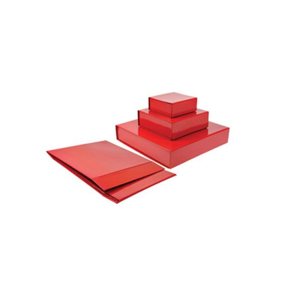 Quality Recycled Spot UV Embossing 10x8x3'' Rigid Paper Gift Box for sale