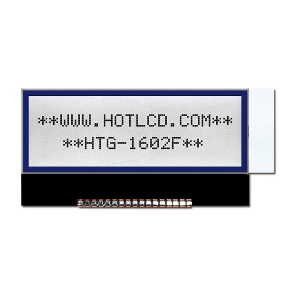 Quality 2X16 Character COG LCD | STN+ Gray Display With No Backlight | ST7032I/HTG1602F for sale