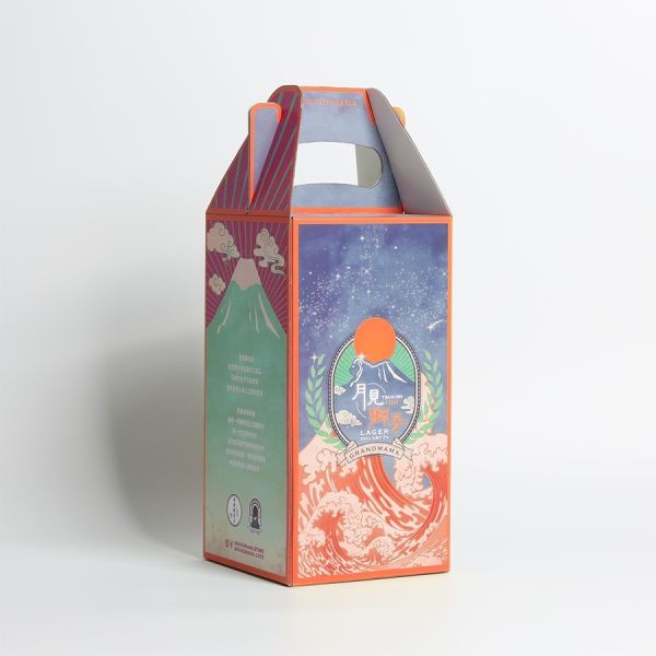 Quality Rectangle or Custom Shape Designer Digital Printer Pink Coated Paper Box for for sale