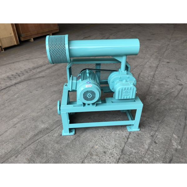 Quality Reliable Performance Blue Color Roots Lobe Blower / Roots Rotary Blower For for sale