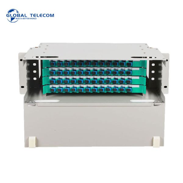 Quality Odf Fiber Optic Patch Panel Wall Mounted 12 24 48 96 144 Port for sale