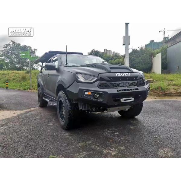 Quality Q235 Steel Front Bumper Replacement Bullbar For Isuzu Dmax 2021 for sale