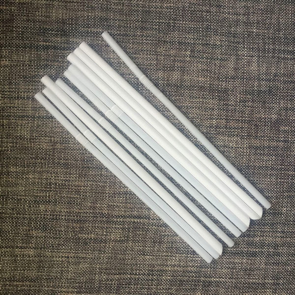 Quality Biodegradable Bendable Paper Straws , Recycled Paper Straws Natural Corn Eco Pla for sale