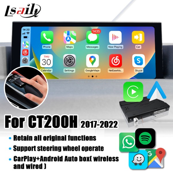 Quality Wireless Apple CarPlay For Lexus NX ES UX IS CT RX GS LS LX LC RC 2014-2021 CarPlay Interface for sale
