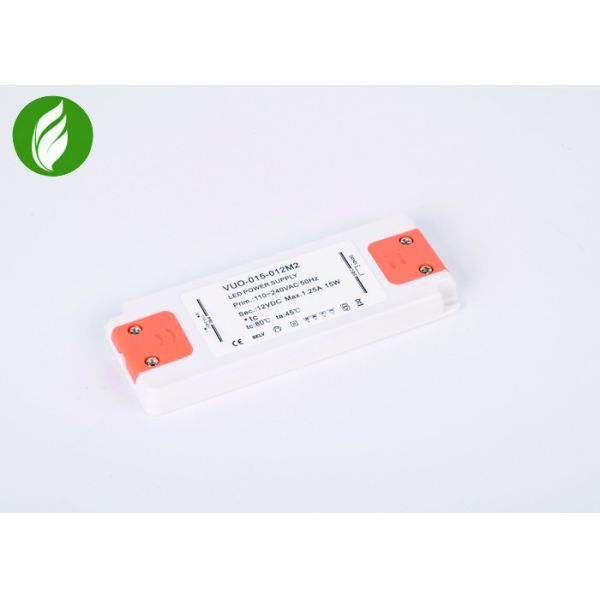 Quality Strip Light 15W Ultra Thin LED Driver Thickness 12mm Heatproof for sale