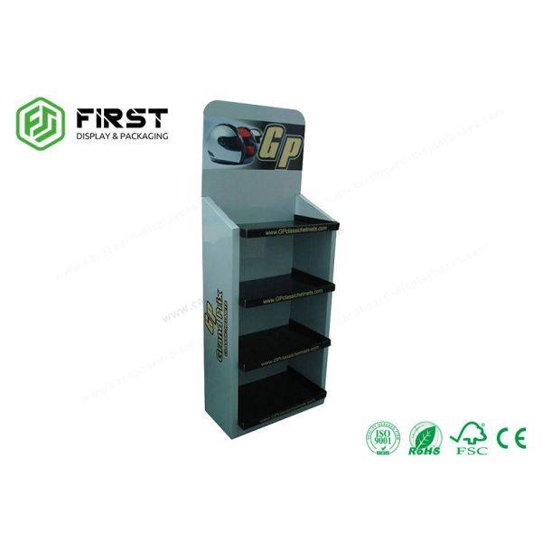 Quality Custom Printed Light Weight Pos Cardboard Display Stands For Advertising for sale