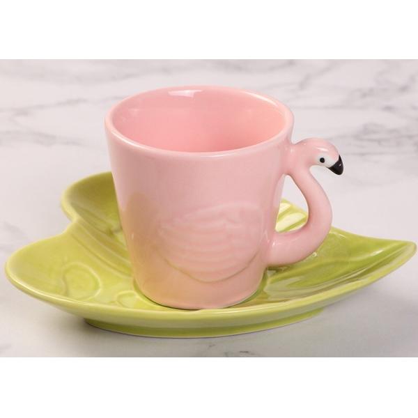 Quality Gift Catering Cafe Store 305ml Flamingo Tea Set for sale