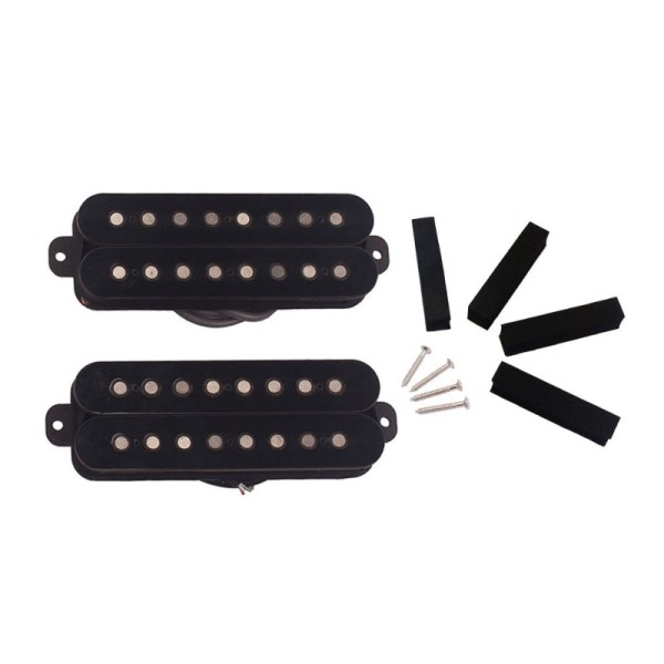 Quality Alnico 5 Humbucker Pickups Double Coil Pickup Set 8 strings Electric Guitar Vulcanized Fiber cover for sale