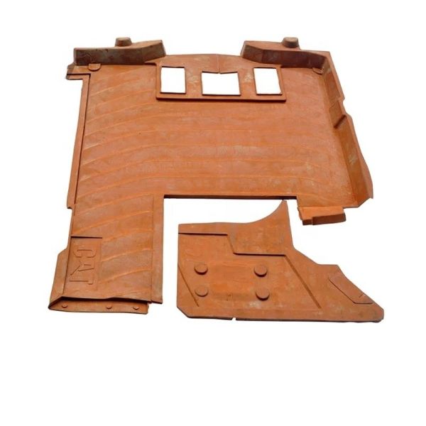 Quality Black Rubber Excavator Cab Foot Mat E200B E320 E320B E320C E320D Cabin Floor Mat for sale