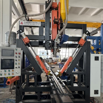 Quality Light Pole Shut-Welding Machine for circle and polygon pole / tube 14000mm length for sale
