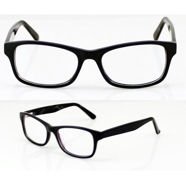 Quality Rectangle Handmade Acetate Flexible Eyeglasses Frames For Men, Ladies for sale