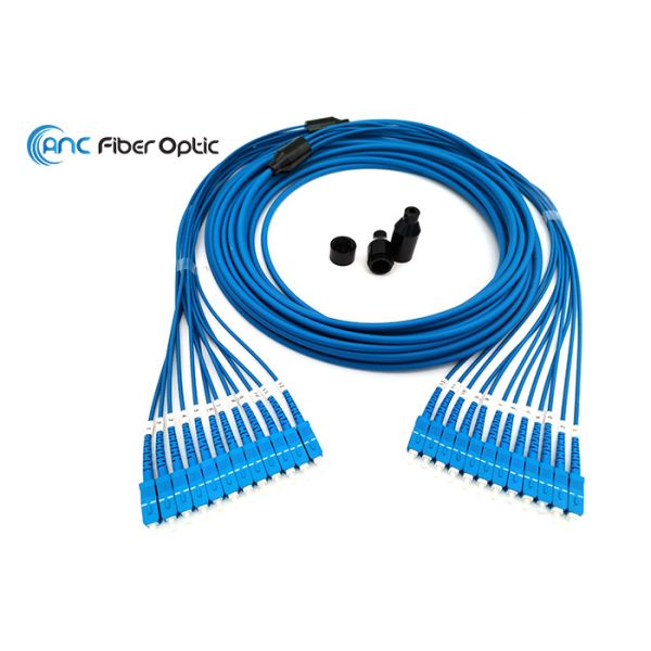 Quality 12 Core Armored Fiber Optic Patch Cord for sale