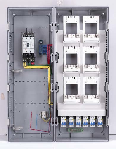 Quality IP44 Single Phase Meter Box / Pole Mounted Meter Box Enclosure ISO9001 for sale