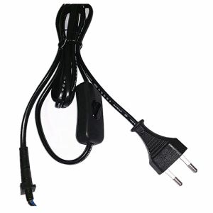 Quality UC Brazilian Power Cord 6A 250V Waterproof Black Color Extension Cords for sale