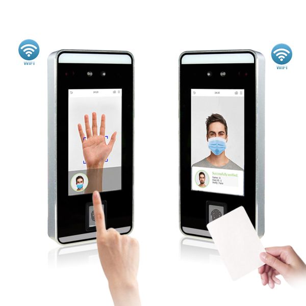 Quality Face Recognition Access Control System and Fingerprint Time attendance with WiFi Function Support RFID card for sale