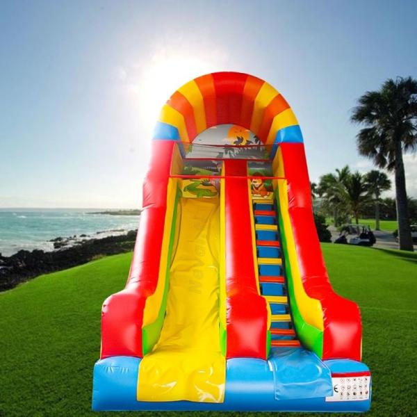 Quality Outdoor Inflatable Kids Slide with Air Tight Design and Accessory Packing Bag for sale