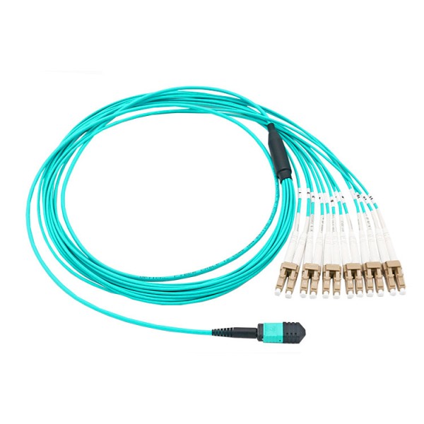 Quality LC UPC 12 Core MPO MTP Cable OM3 Mulit Mode Network Fiber Optical Patch Cord for sale