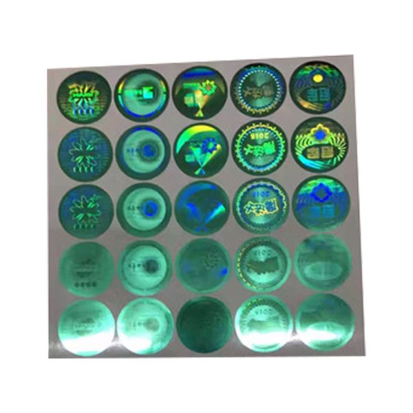 Quality Hot Stamping Custom Size Tamper Evident Security Labels for sale