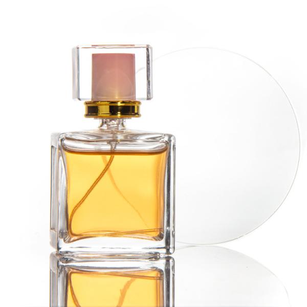 Quality Customized Luxury Square Natural Spray Crystal Perfume Bottle for sale