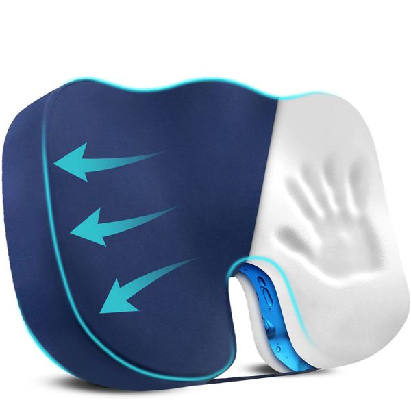 Quality Cushion Hot Ergonomic Design U Shape Memory Foam Seat Cushion with Cooling Gel Wedge for sale