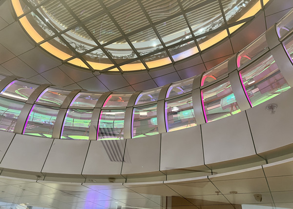 Quality Customized Size Dichroic Glass , 10mm Laminated Glass for sale