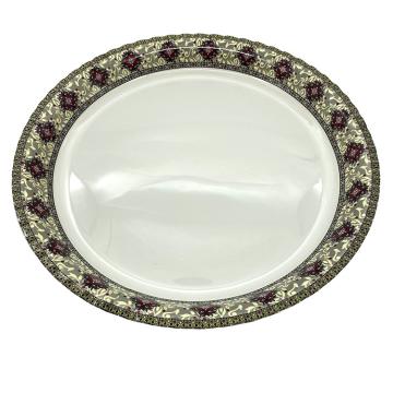 Durable Melamine Plates Restaurant Supply / Scratch Resistant Dinner Plates BSCI