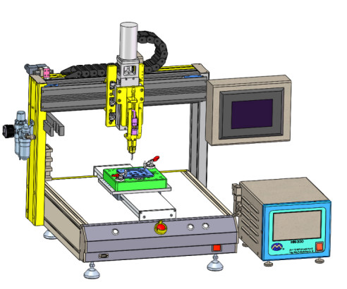 Quality 200W 200mm/S Heat Staking Equipment Pulse Hot Pressing Welding Machine for sale