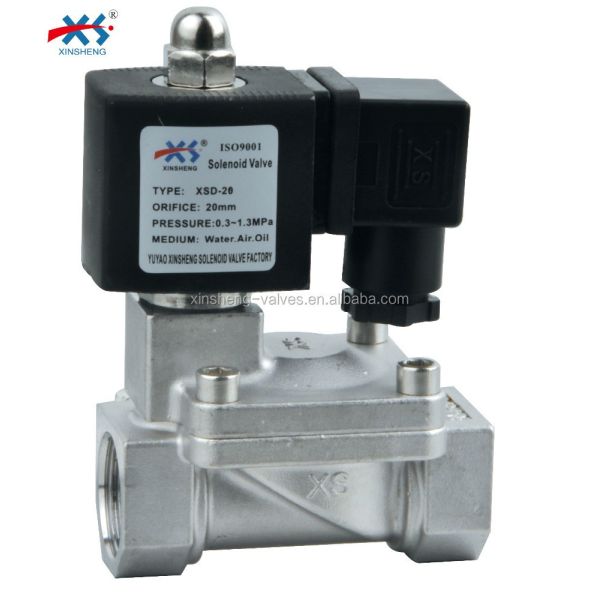 Quality NBR/VITON Sealing Material XSD Series 2 Way Pilot Operated Solenoid Valve Normally Open for sale