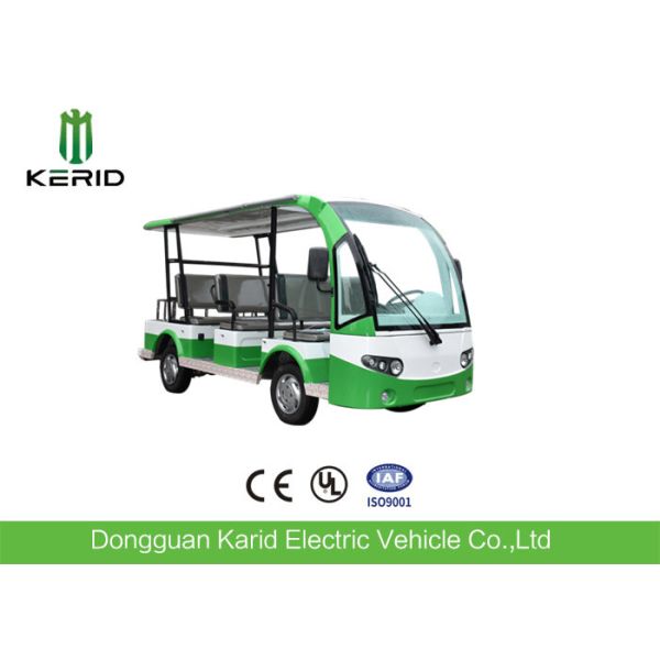 Quality 8 Passengers Mini Electric Sightseeing Car With Rear Small Package Box for sale