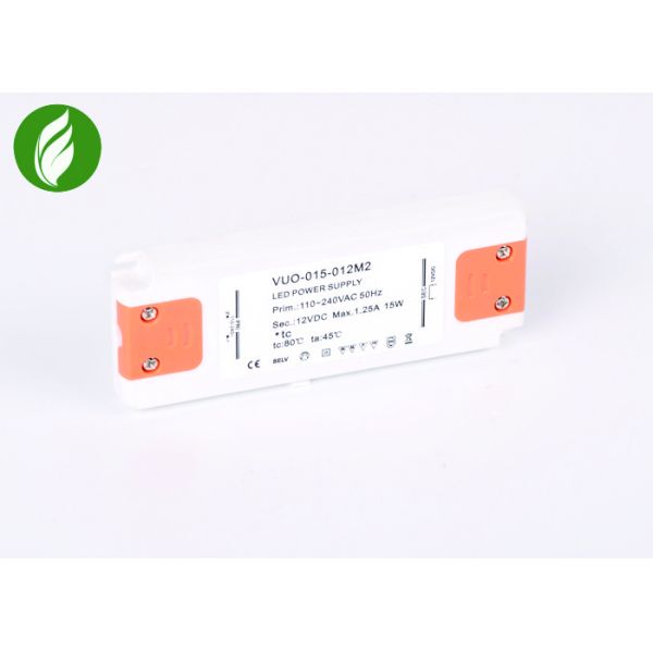 Quality Strip Light 15W Ultra Thin LED Driver Thickness 12mm Heatproof for sale
