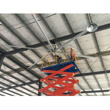 Quality 1.5KW Hvls Industrial Workshop Ceiling Fan Ventilator Air Cooler Devices for sale