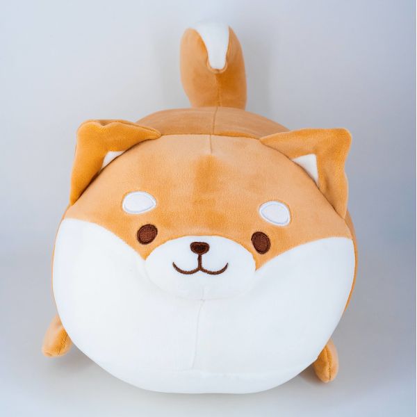 Quality Soft Spandex Plush Corgi Throw Pillows Stuffed Animals Plush Toy Adorable Design for sale