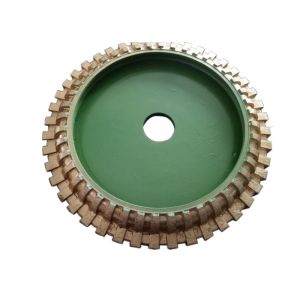 Quality 350mm Metal Bond Segment Profiling Wheel , Sintered Edge Grinding Wheel for sale