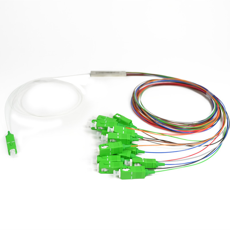 Singlemode 1x16 Gpon Optical Splitter , Rack Mount Plc Splitter 900um ...