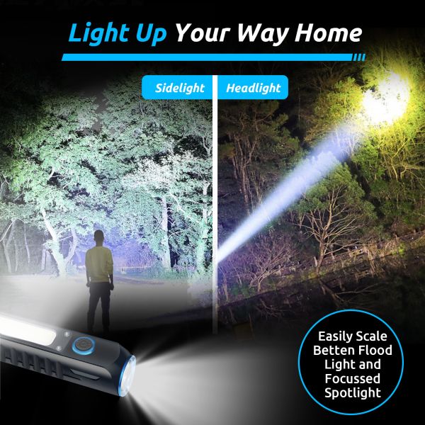 Quality 16000 Lumen Rechargeable Waterproof LED Flashlight for Camping Hiking and for sale