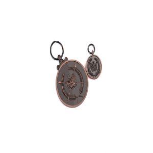 Quality Stainless Steel Engraved Army Pendants Charms Oval Silver Round Badge Pendant for sale