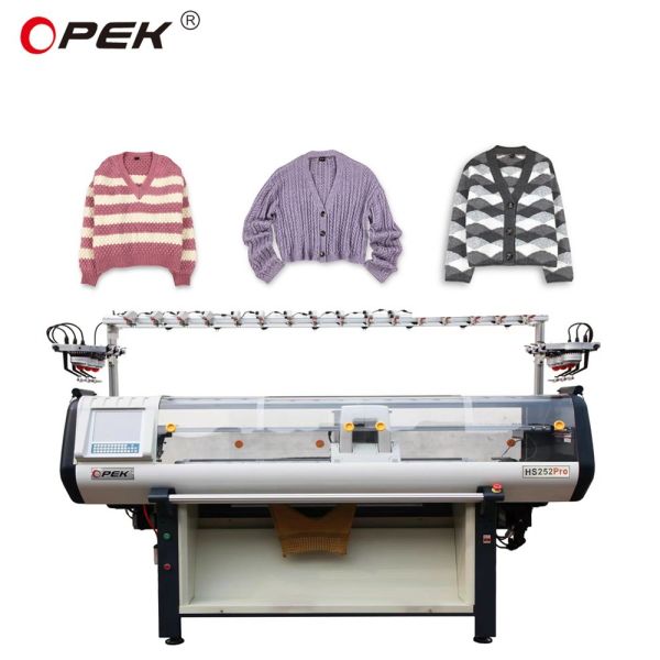 Quality 52 Inch Knitting Width DOUBLE SYSTEM Computerized School Sweater Flat Knitting for sale