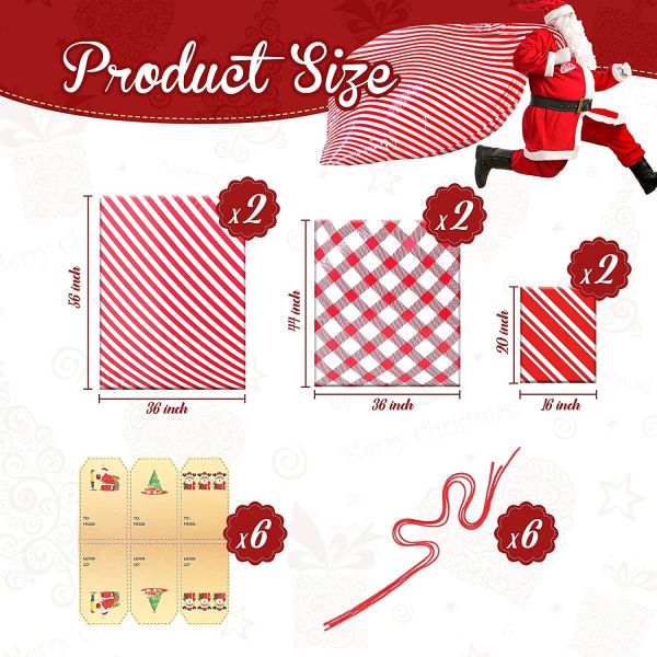 Quality 56" Large Silver Damask LDPE Plastic Gift Bag with Customized Printing for for sale