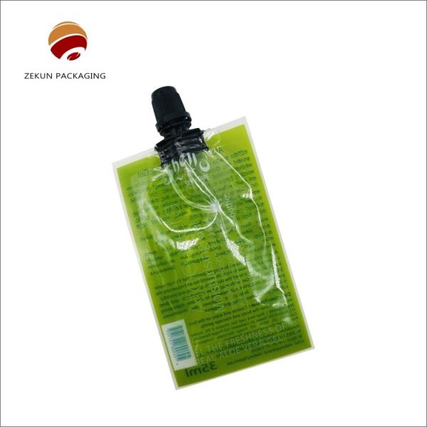 Quality Customized Logo Spout Packaging Pouch Eco Friendly For Disinfectant Alcohol for sale