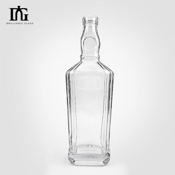 Quality 250ml/500ml/700ml/750ml Industrial Flint Glass Bottle for Whisky Liquor Tequila for sale