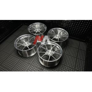 Quality BMW Forged Wheels Polished Silver Brushed Face For F87 F80 F82 F90 M2 M3 M4 M5 for sale