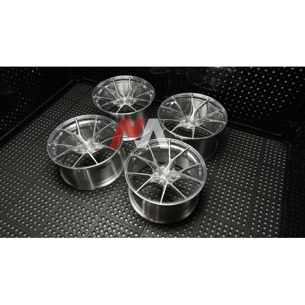 Quality BMW Forged Wheels Polished Silver Brushed Face For F87 F80 F82 F90 M2 M3 M4 M5 for sale