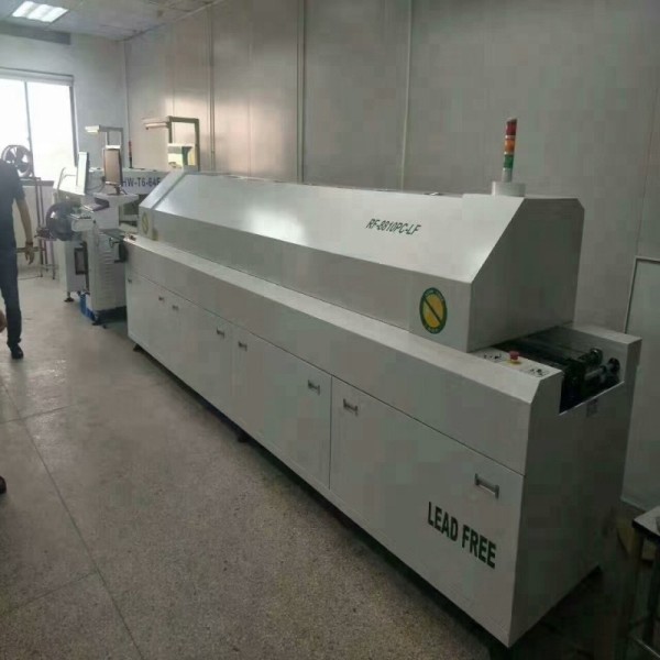 Quality Chain Rail Type Reflow Soldering Machine , 8 Zone PC Control SMD Reflow Oven for sale