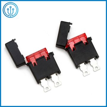 Quality SL-703FC 125C Circuit Board Fuse Holder 32V Blade Fuse Holder PCB Mount for sale