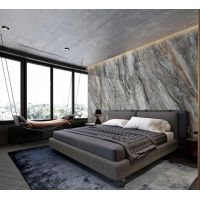 Quality Indoor Floor And Wall Marble Look 900x1800x9mm Non-Slip Polished Glazed Porcelain Tile For Dedroom And Kitchen for sale